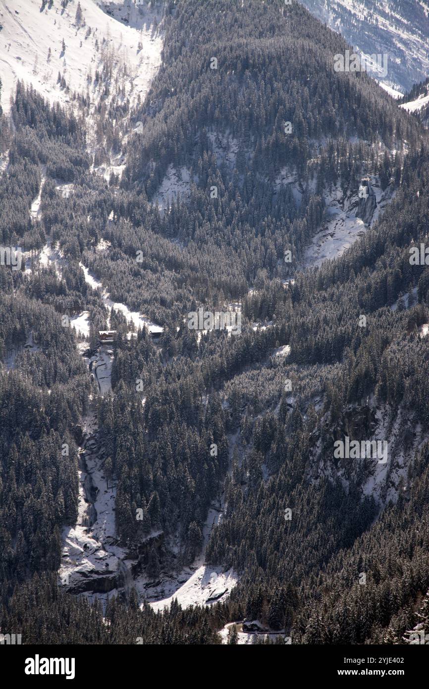 The Krimml Waterfalls in the western part of Pinzgau, Austria., Die ...