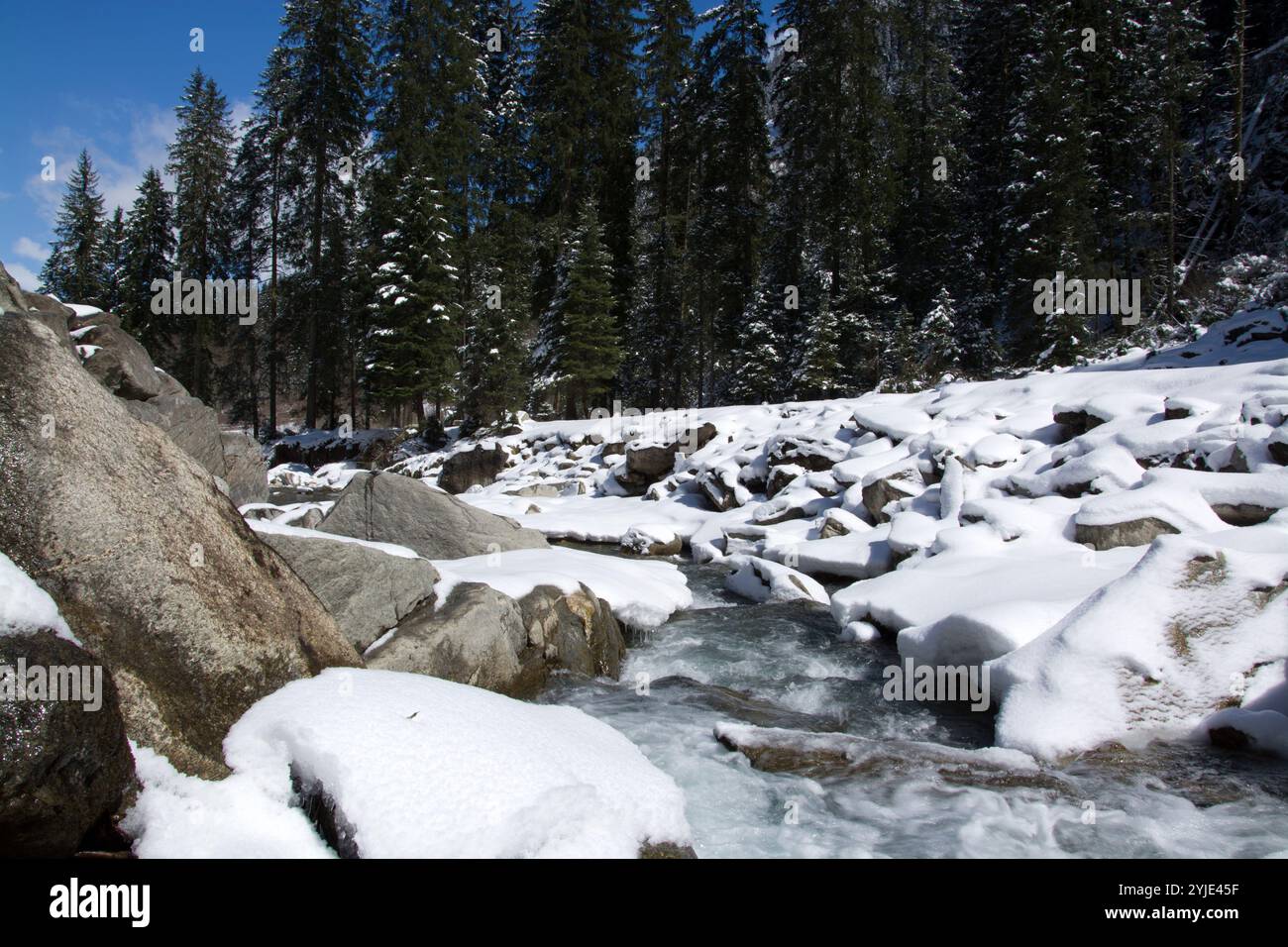 The Krimml Waterfalls in the western part of Pinzgau, Austria., Die ...