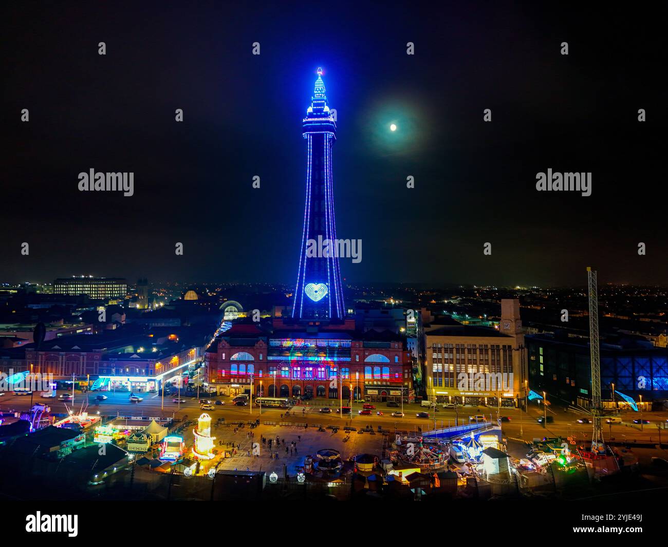 A Strictly Come Dancing themed illumination lights up Blackpool Tower ...