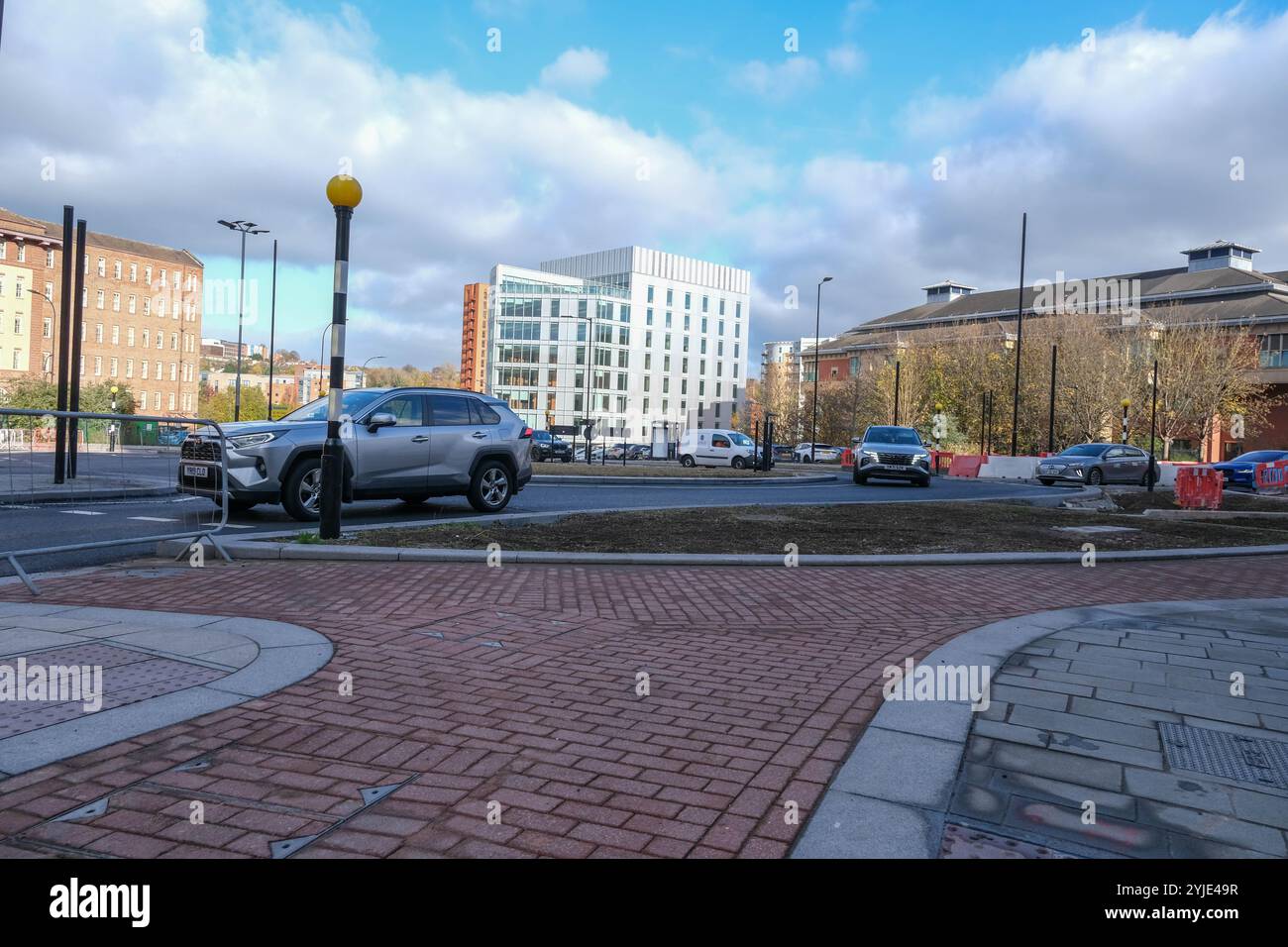 The West Bar Dutch-style roundabout nearing completion Stock Photo - Alamy
