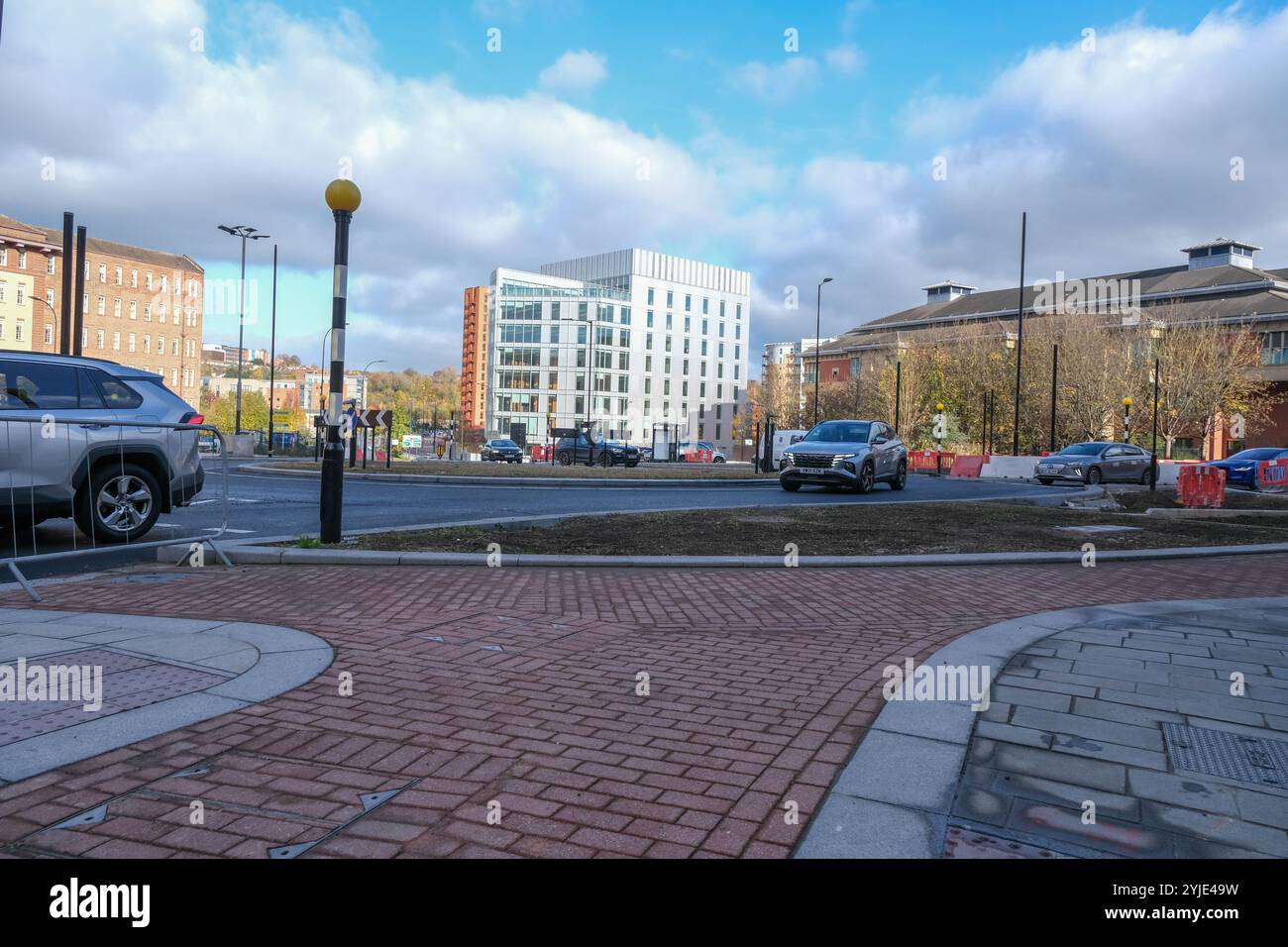 The West Bar Dutch-style roundabout nearing completion Stock Photo - Alamy