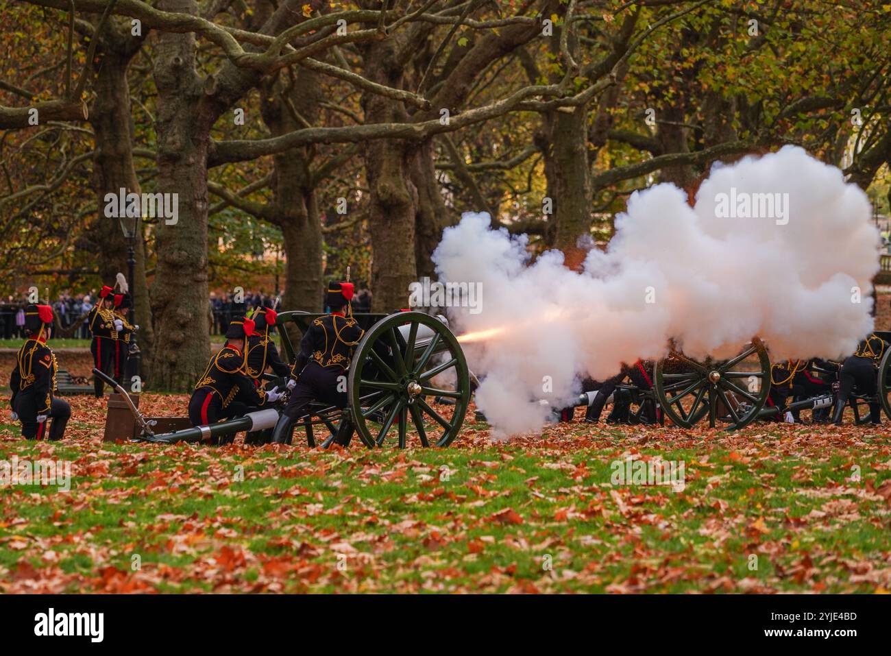 London, UK. 14 November 2024 Members of the King’s Troop Royal Horse ...