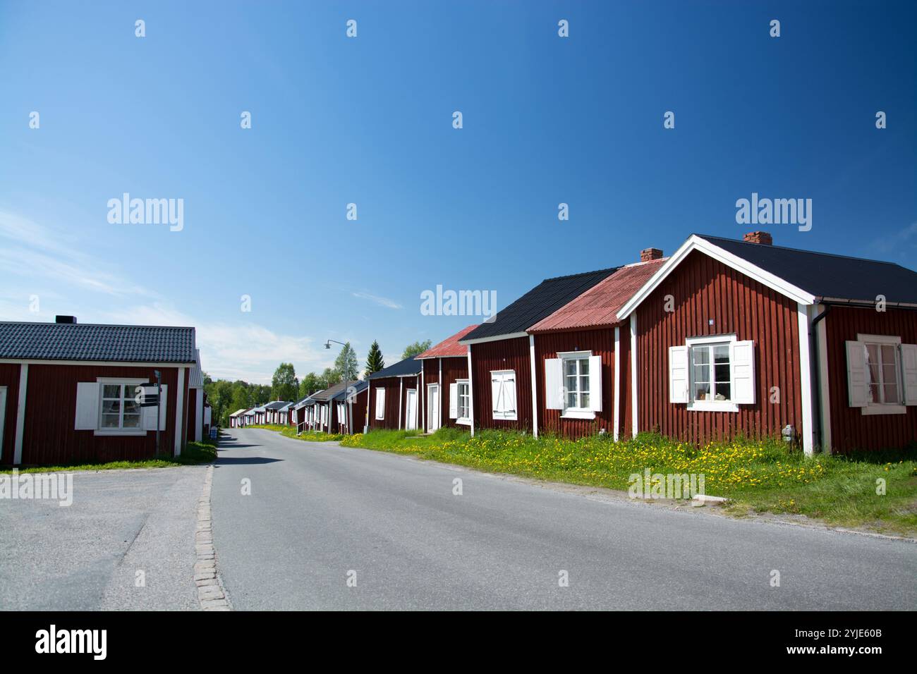 Gammelstad is the old centre of the northern Swedish city of Lulea in ...