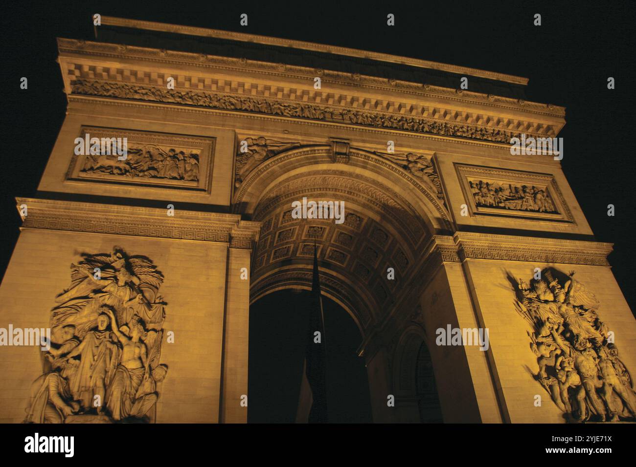 French. Paris. Arc de Triomphe. 1806 Stock Photo - Alamy