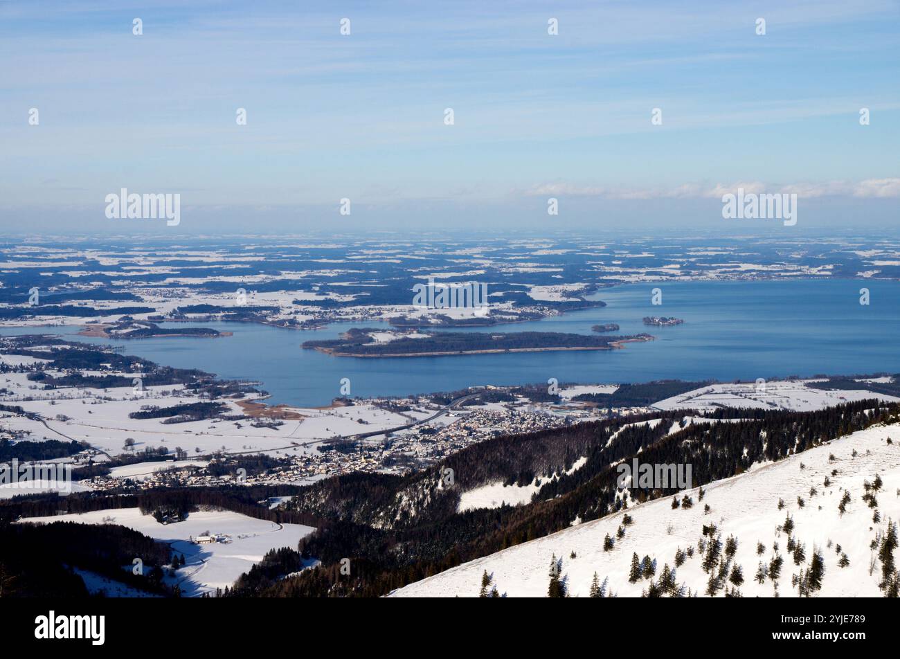 The Chiemsee, also called the “Bavarian Sea”, is the largest lake in ...