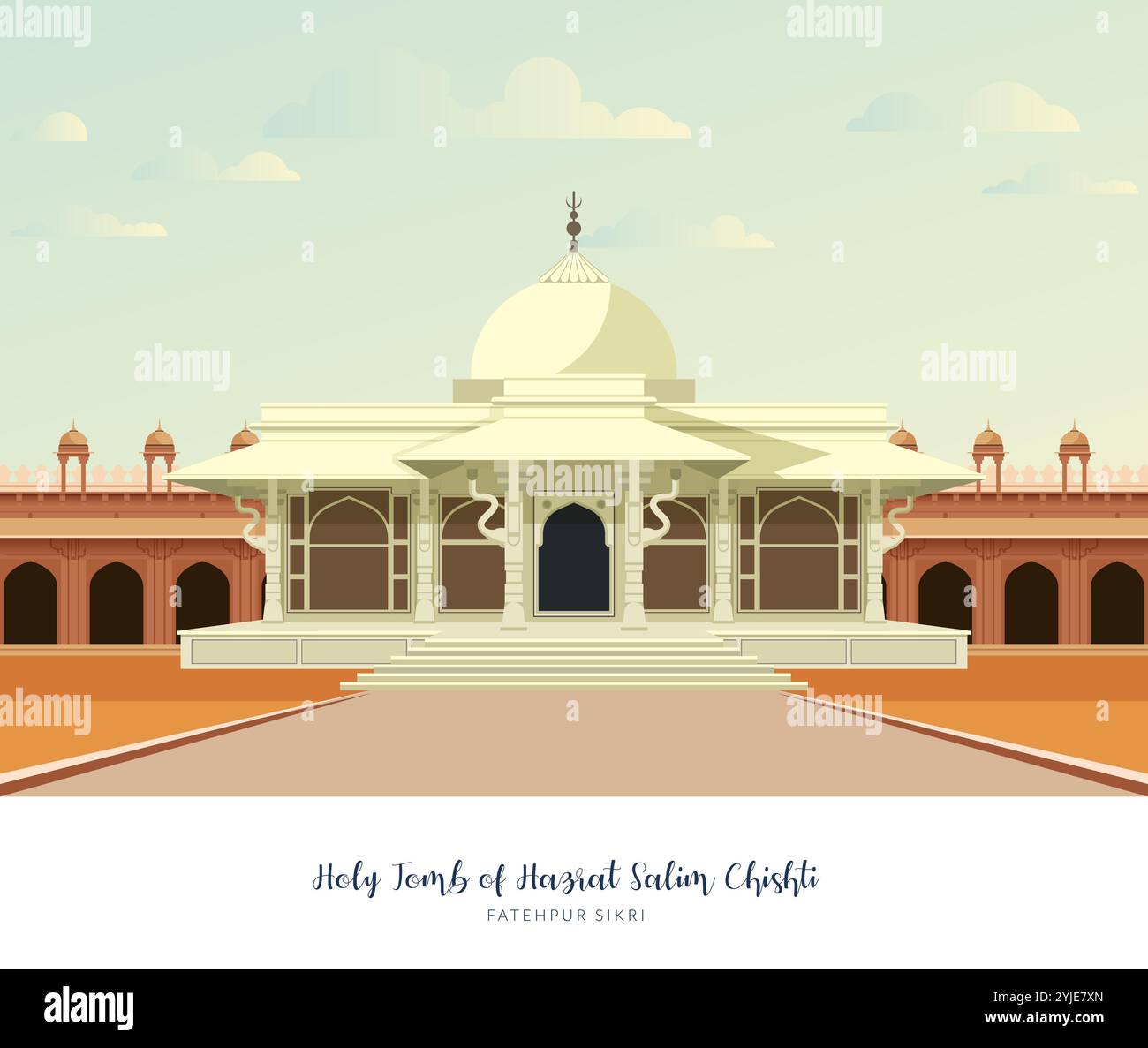 Holy Tomb of Hazrat Salim Chishti - Fatehpur Sikri, Uttar Pradesh ...