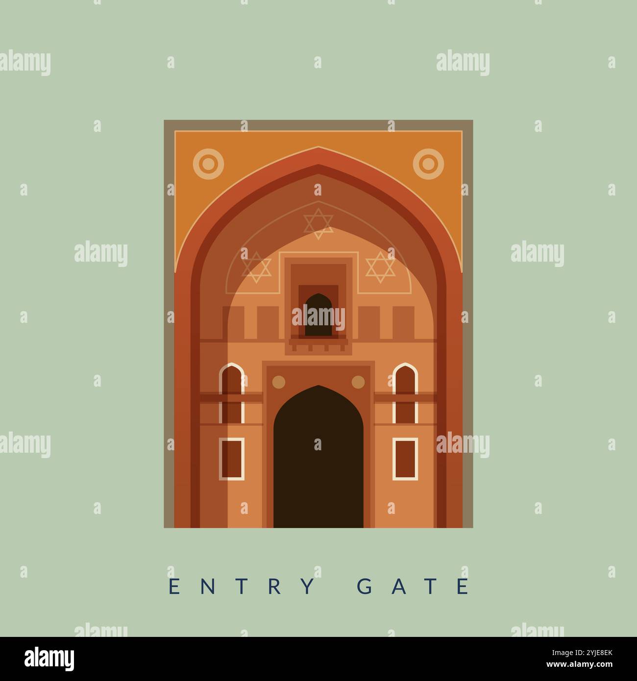 Facade old historic building Stock Vector Images - Alamy