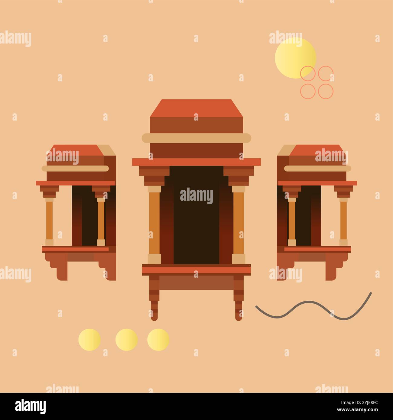 Islamic architecture frame Stock Vector Images - Alamy