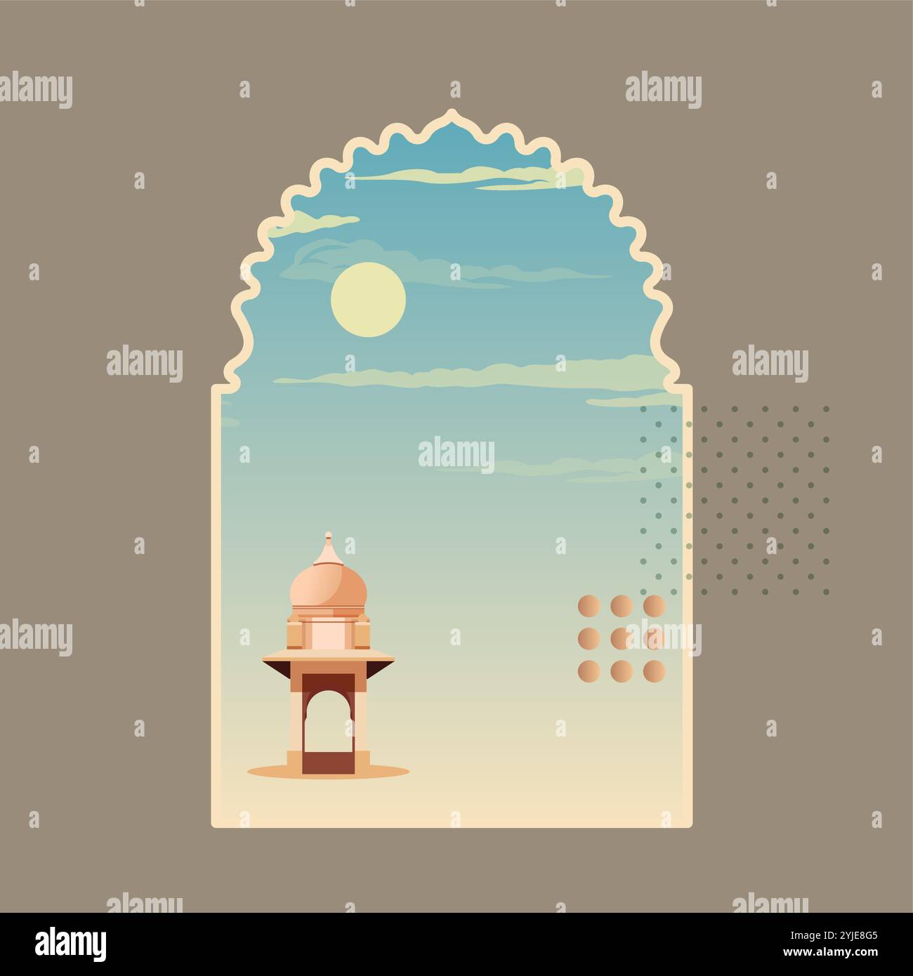 Citywalk - Traditional Rajasthani Window - Stock Illustration as EPS 10 ...