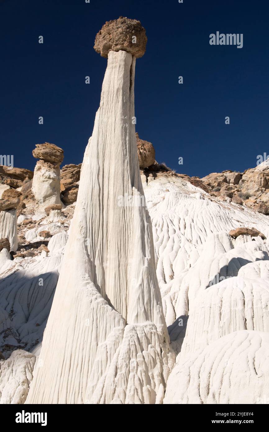 Wahweap Hoodoos (White Spirits) in Utah, USA, is a group of spires and ...