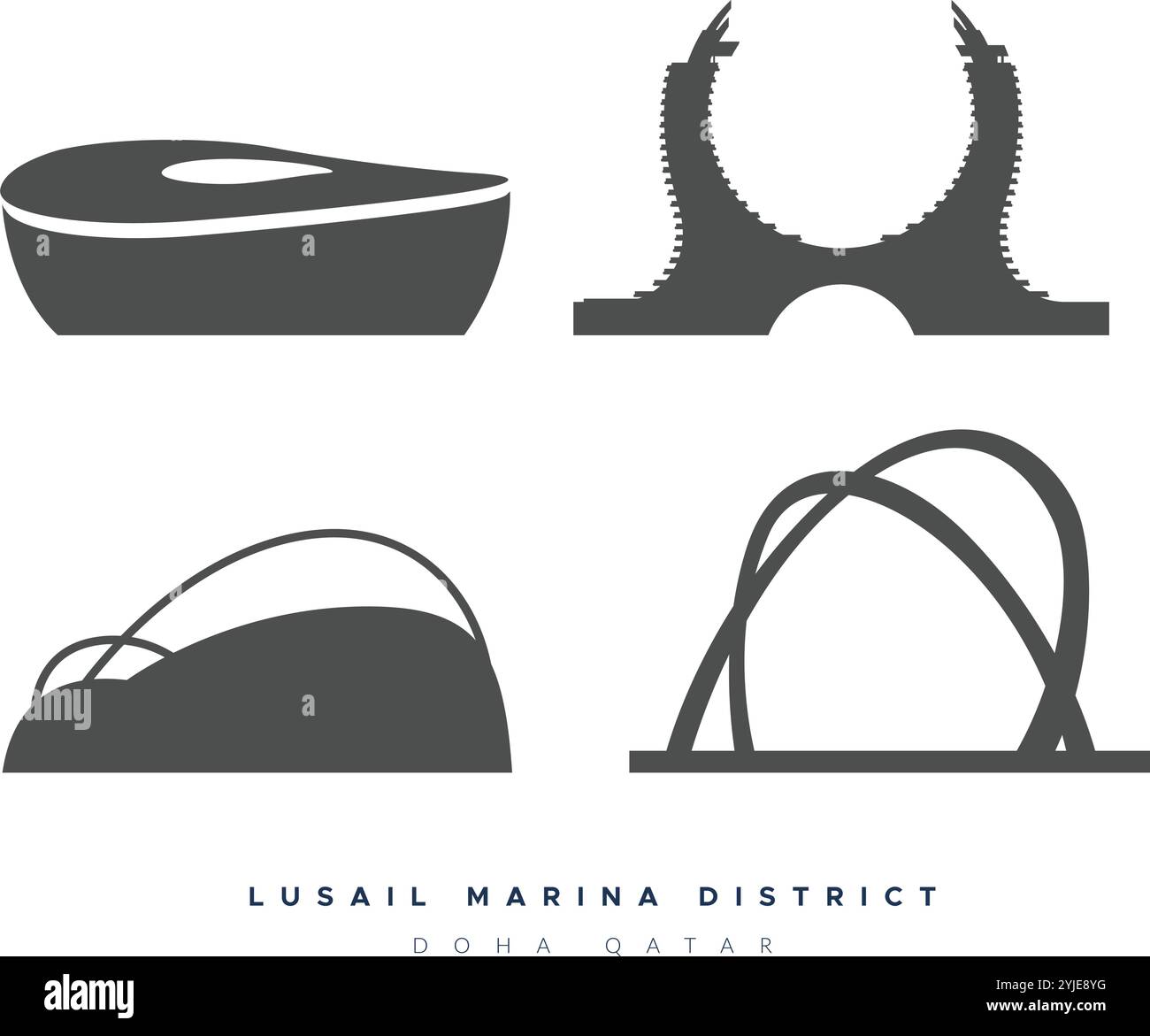 Marina development Stock Vector Images - Alamy