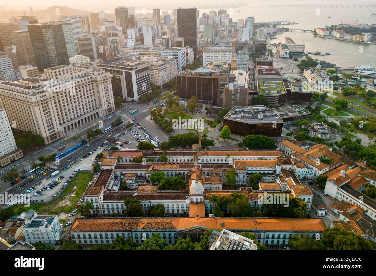 Aerial View of Large General Hospital of the Holy House of Mercy of Rio ...