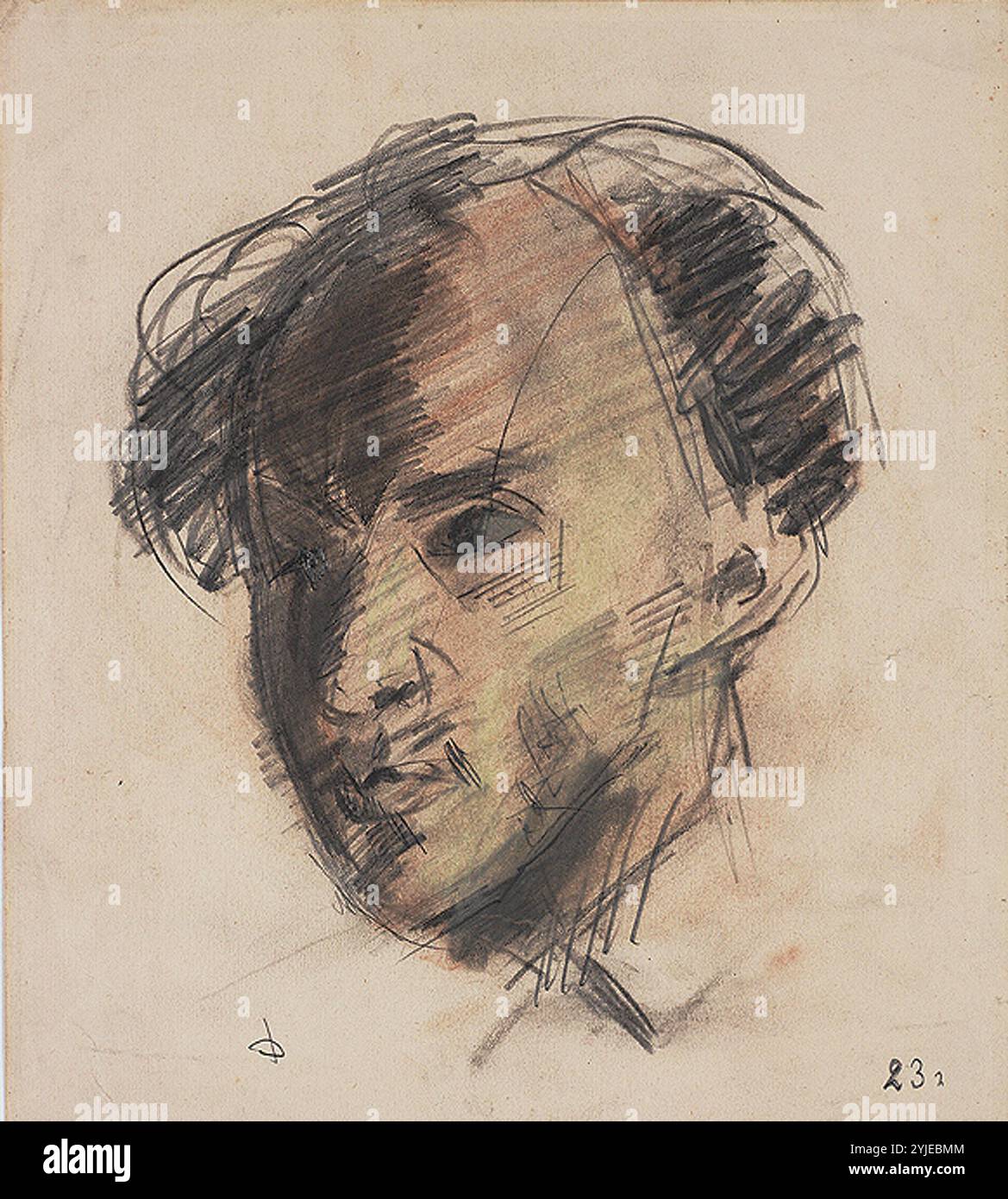 Portrait of Solomon Mikhoels (1890–1948). Museum: PRIVATE COLLECTION ...
