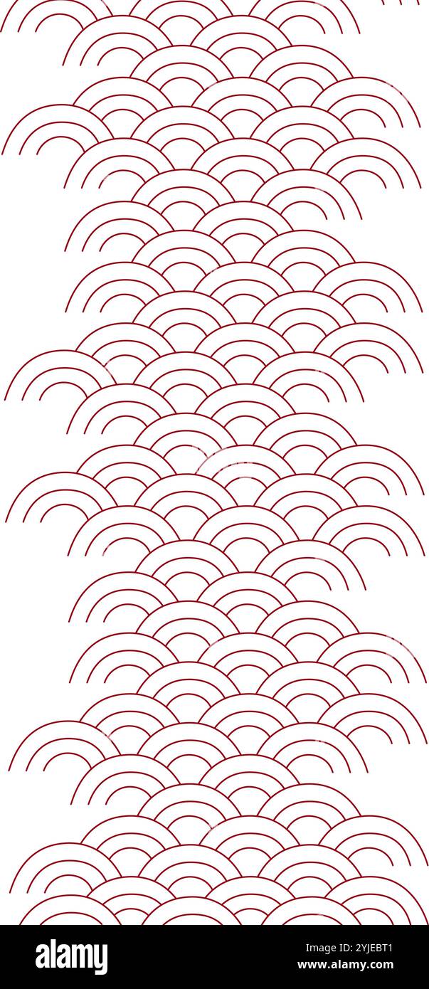 Seamless red dragon scale pattern Cut Out Stock Images & Pictures - Alamy