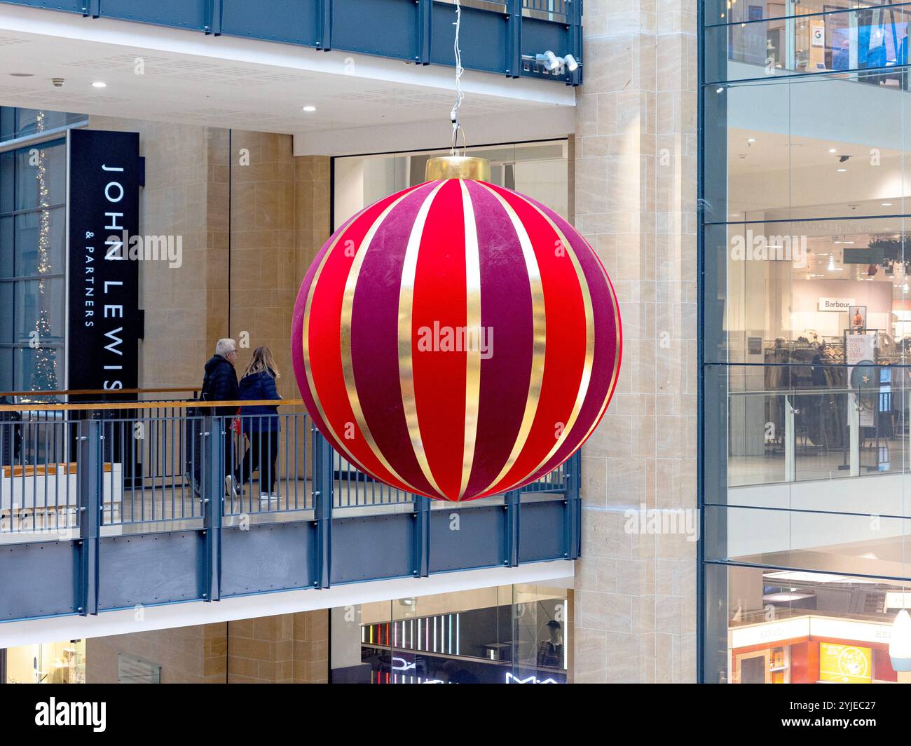 Christmas at the Grand Arcade in Cambridge Stock Photo - Alamy