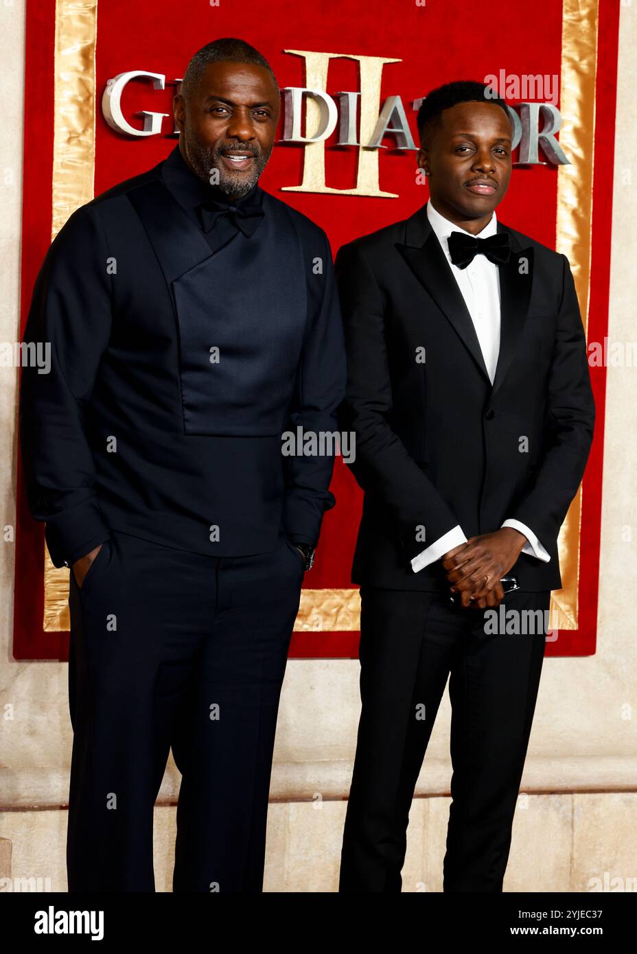 Idris Elba and Riaze Foster attend the Gladiator II The Royal Film ...