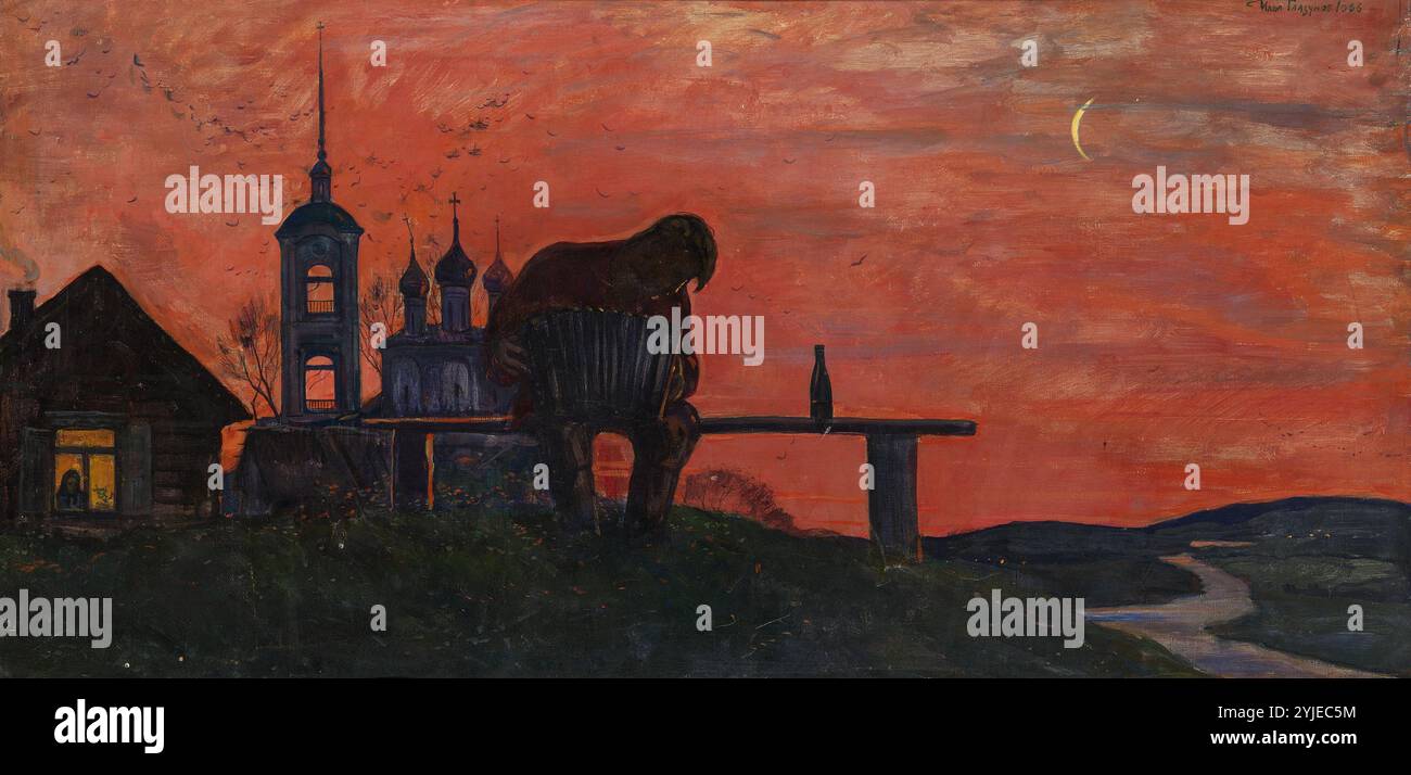 Russian Nostalgia. Museum: PRIVATE COLLECTION. Author: Ilya Sergeyevich ...