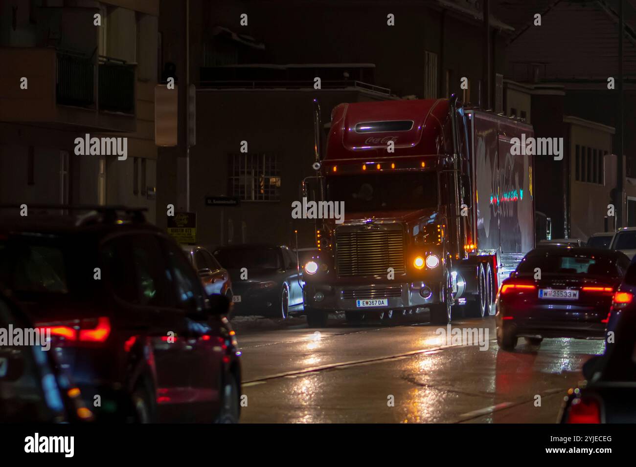 Side view happy santa hi-res stock photography and images - Alamy