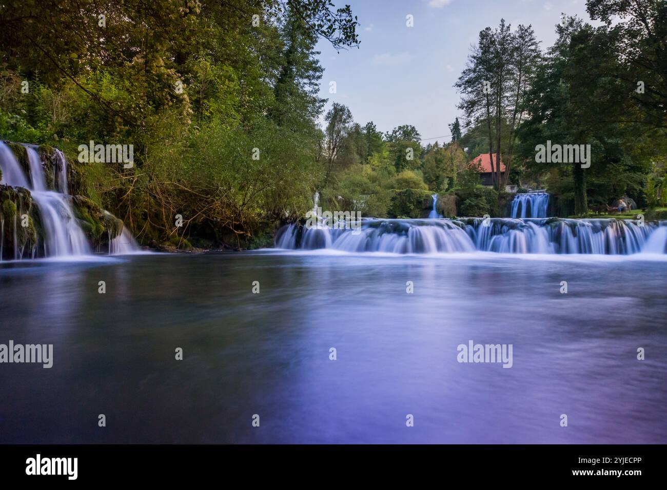 Slunj is the centre of the Kordun region on the upper Korana, in the ...