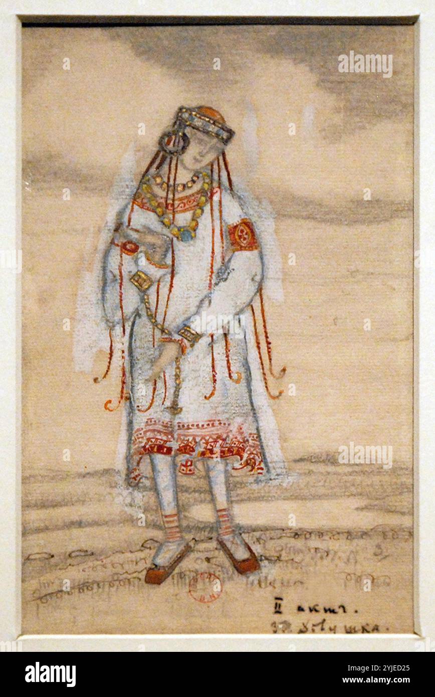 Costume design for the ballet The Rite of Spring (Le Sacre du Printemps ...