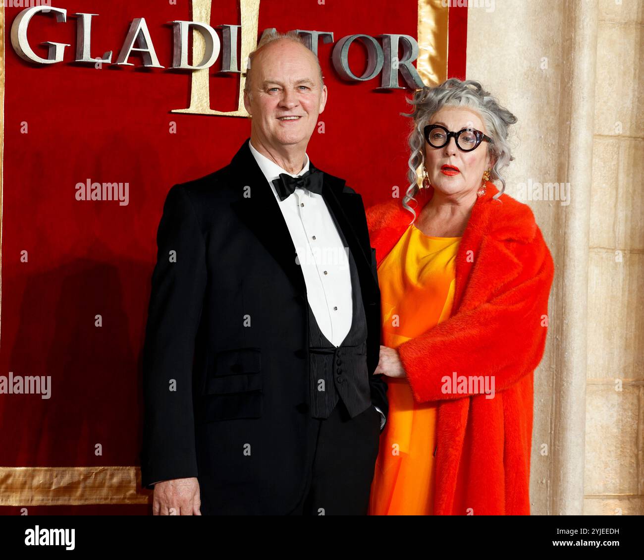 Tim McInnerny and Annie Gosney attend the Gladiator II The Royal Film ...