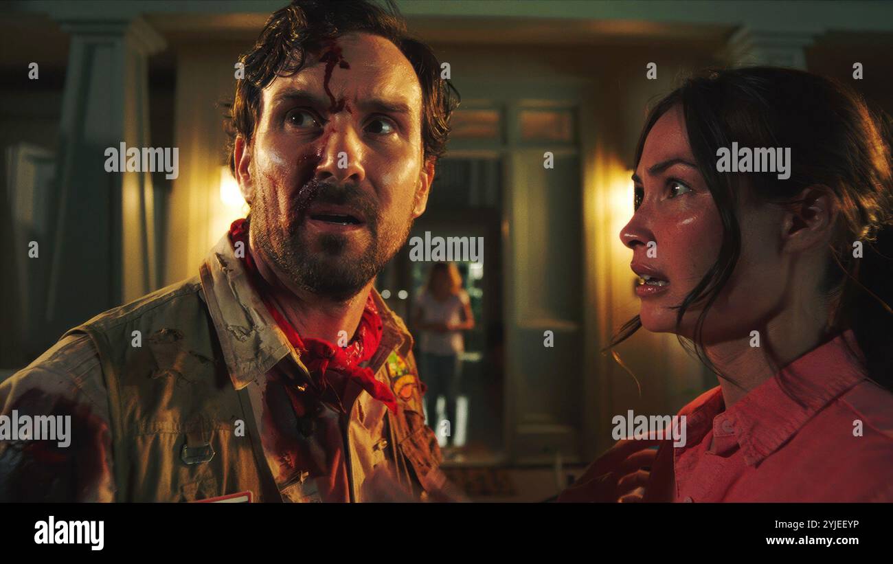 THE INVISIBLE RAPTOR, from left: Mike Capes, Caitlin McHugh, 2023. © Well Go USA Entertainment ...