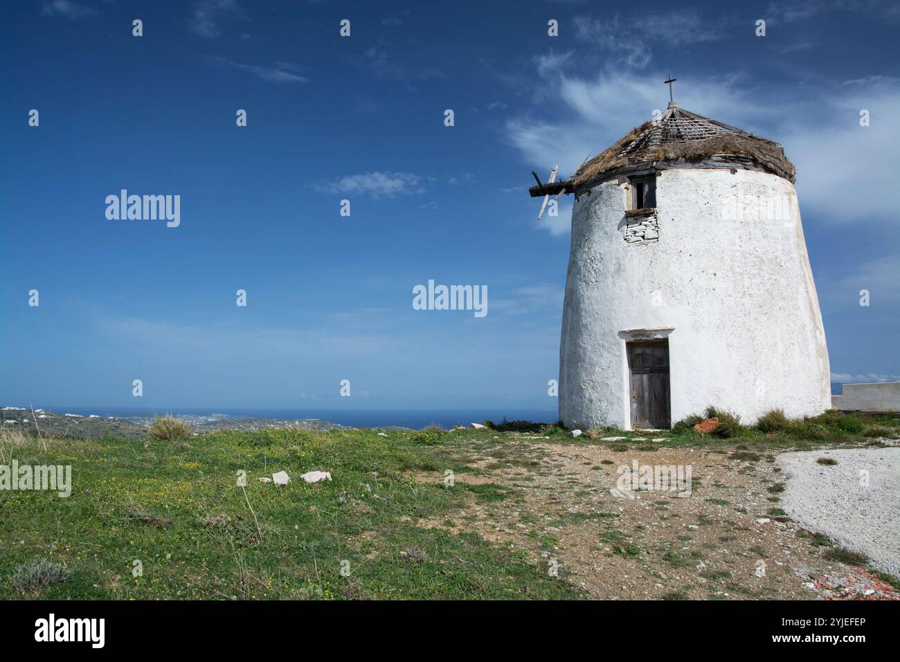 Lefkes is a village inland on the Greek Cycladic island of Paros ...