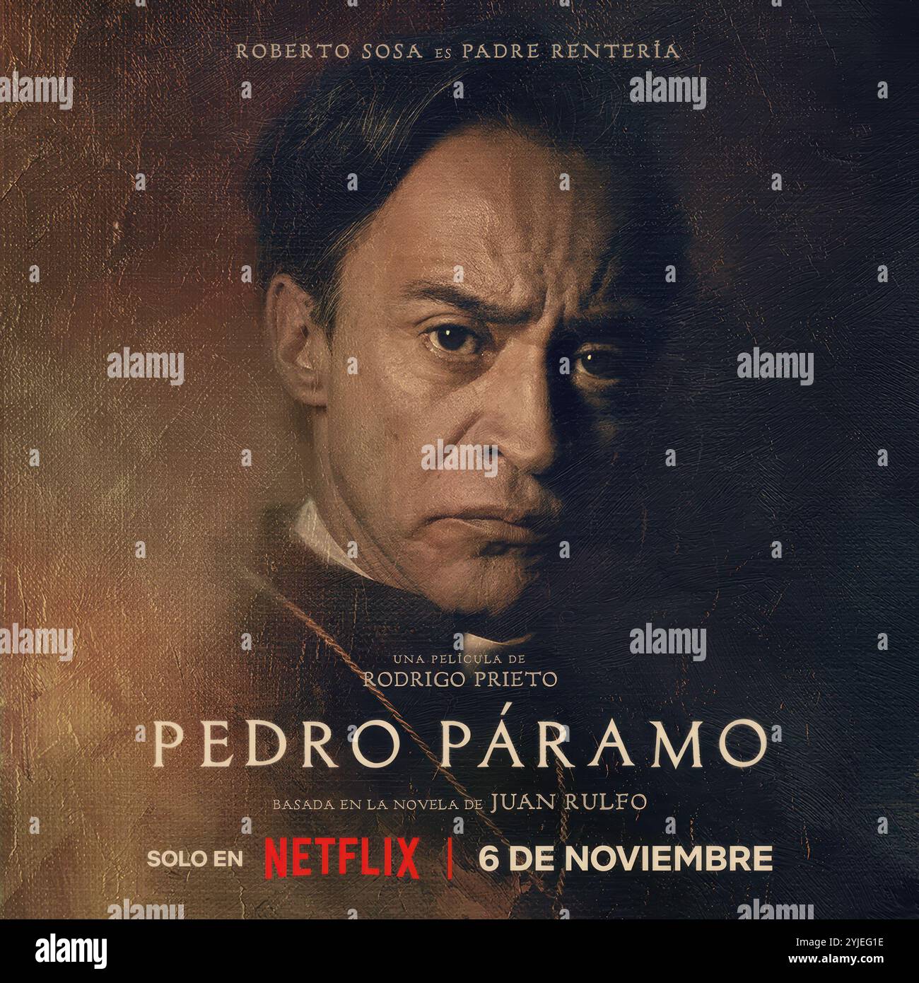 PEDRO PARAMO, character poster, Roberto Sosa, 2024. © Netflix ...