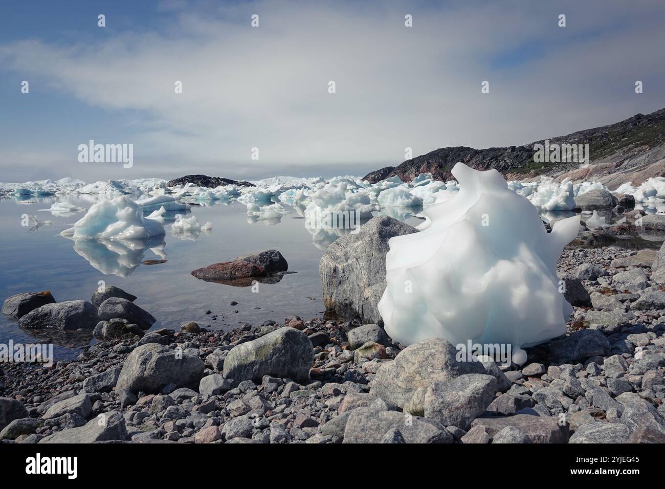 Ice balls at the Arctic Ocean Stock Photo - Alamy