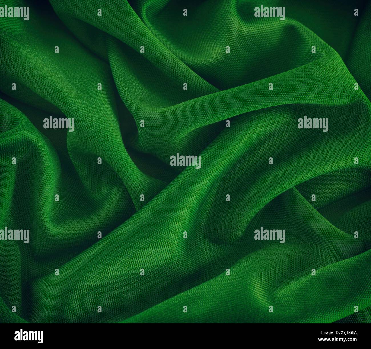 Abstract green fabric texture hi-res stock photography and images - Alamy