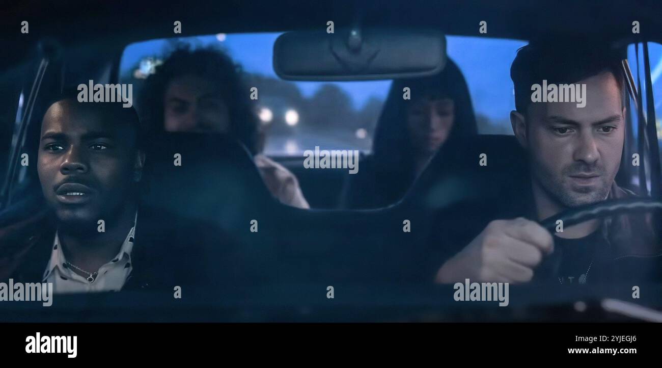 STEALING JOKES, from left: Haha Davis, Dustin Ybarra, Ryu Go Eun, Jeff ...