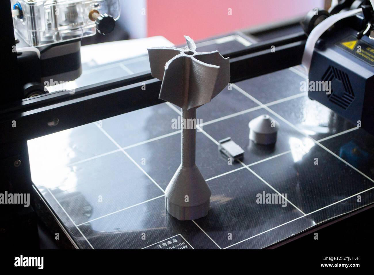 Prototype model of rocket bomb tip printed on 3D printer. Models of ...