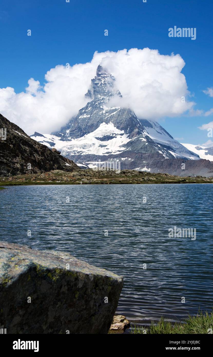 The Matterhorn in Switzerland is one of the highest mountains in the ...