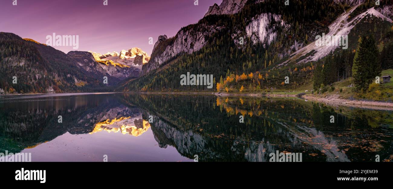 The Gosau Lakes are three lakes belonging to the Salzkammergut in the ...