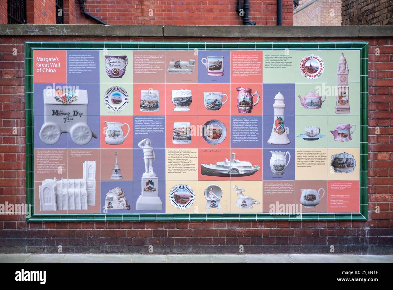 Margate, UK. 14th Nov, 2024. View of the art work that shows the long ...