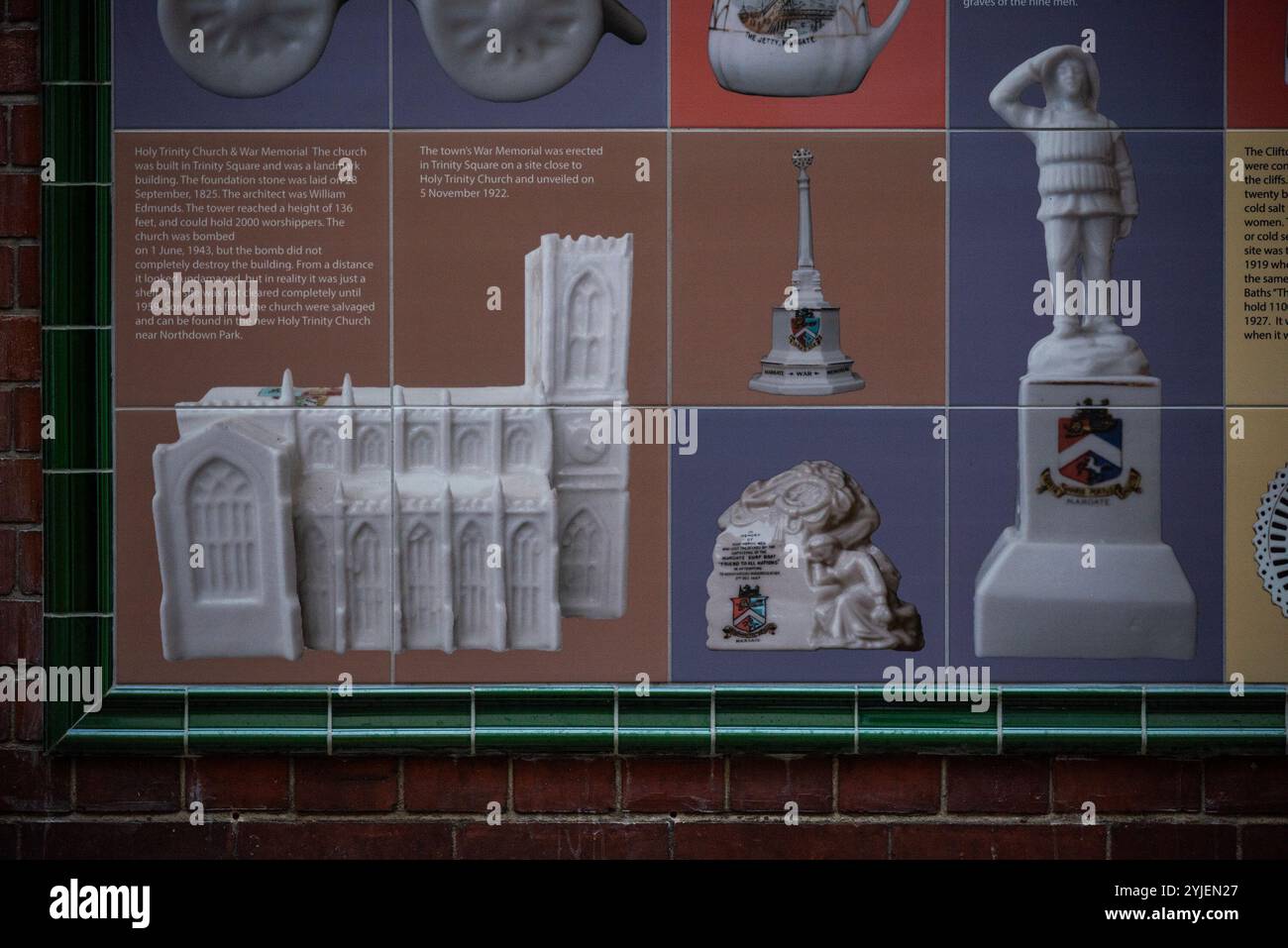 Margate, UK. 14th Nov, 2024. View of the art work that shows the long ...