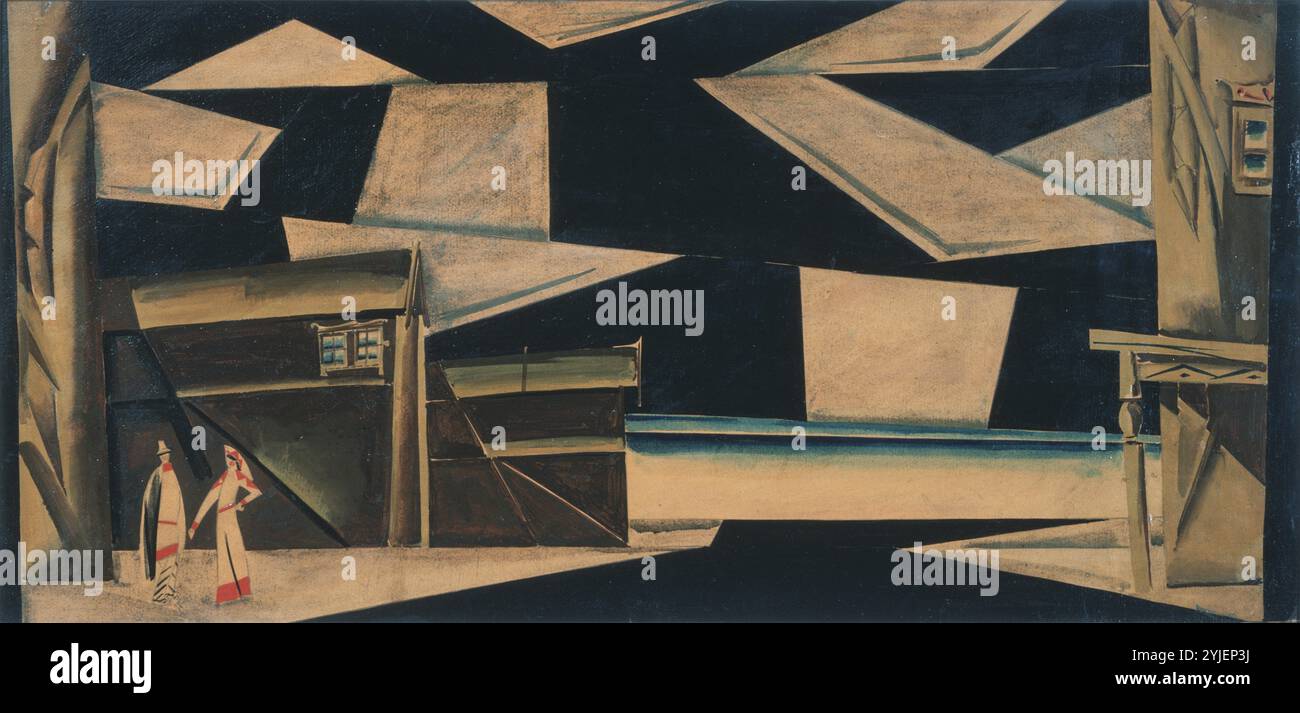 Stage design for the opera The Life for the Tsar. Ivan Susanin by M ...