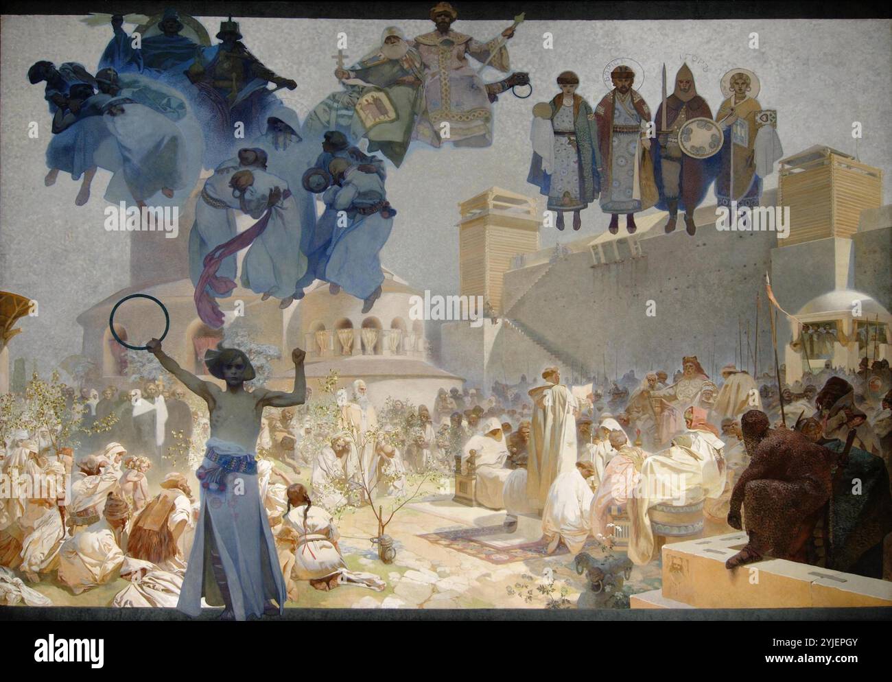 The Introduction of the Slavonic Liturgy (The cycle The Slav Epic ...