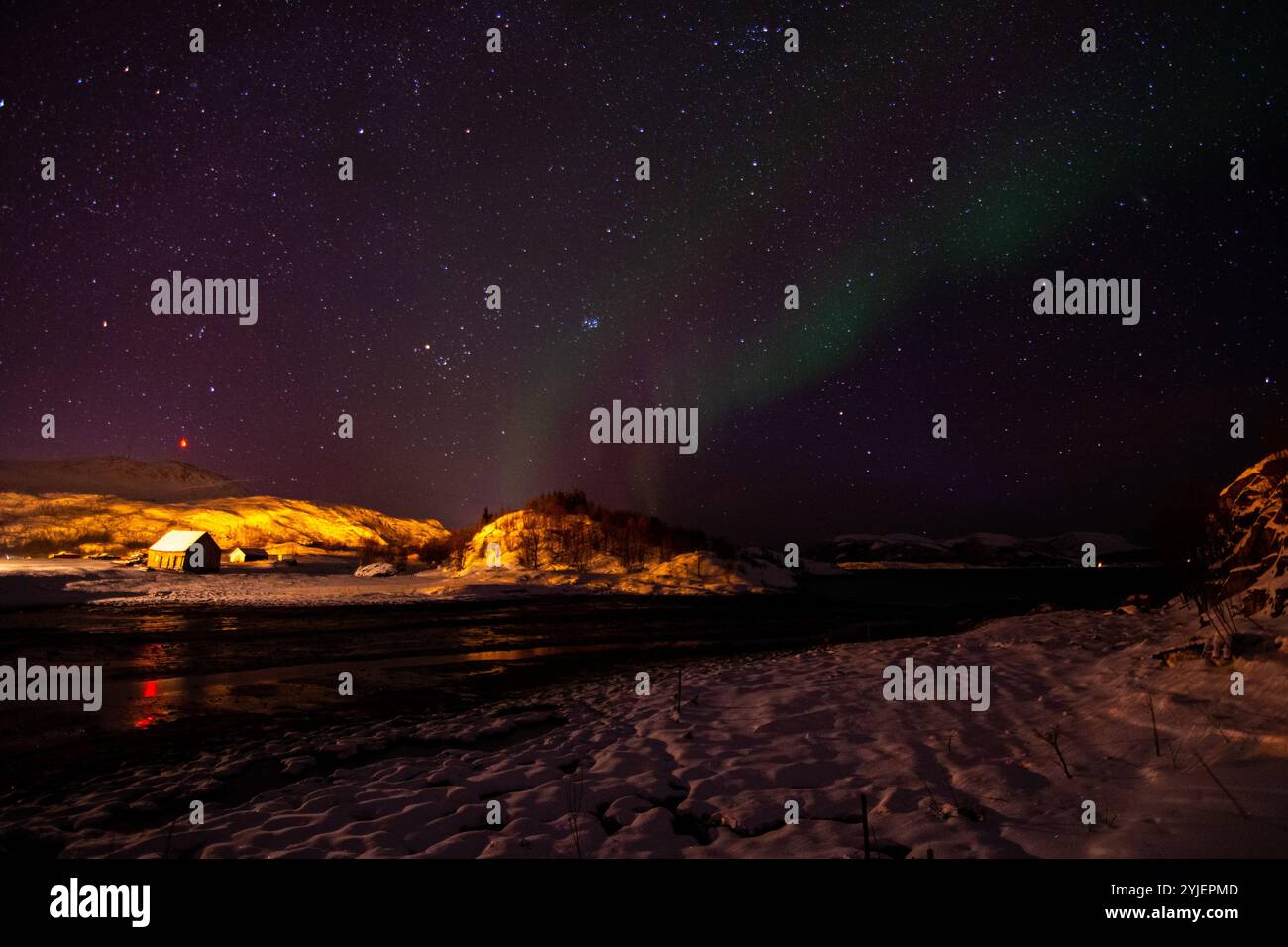The aurora borealis is a luminous phenomenon caused by excited nitrogen ...