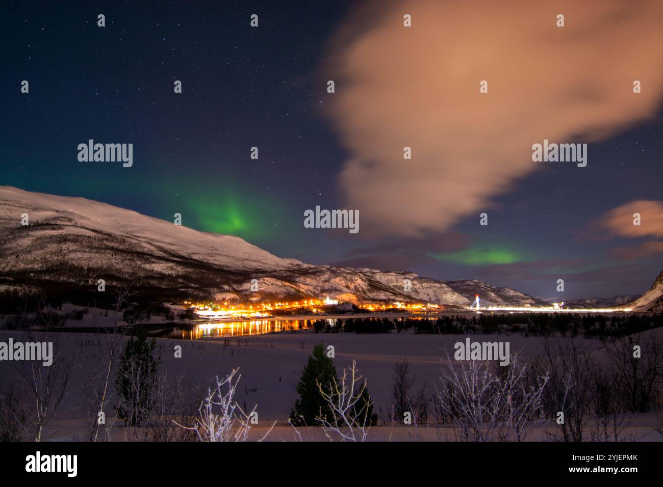 The aurora borealis is a luminous phenomenon caused by excited nitrogen ...