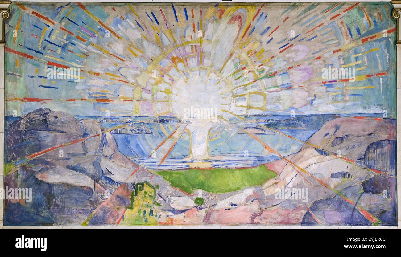 Edvard munch sun hi-res stock photography and images - Alamy