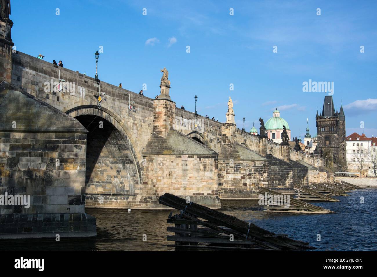The Charles Bridge is a historically significant bridge built in the ...