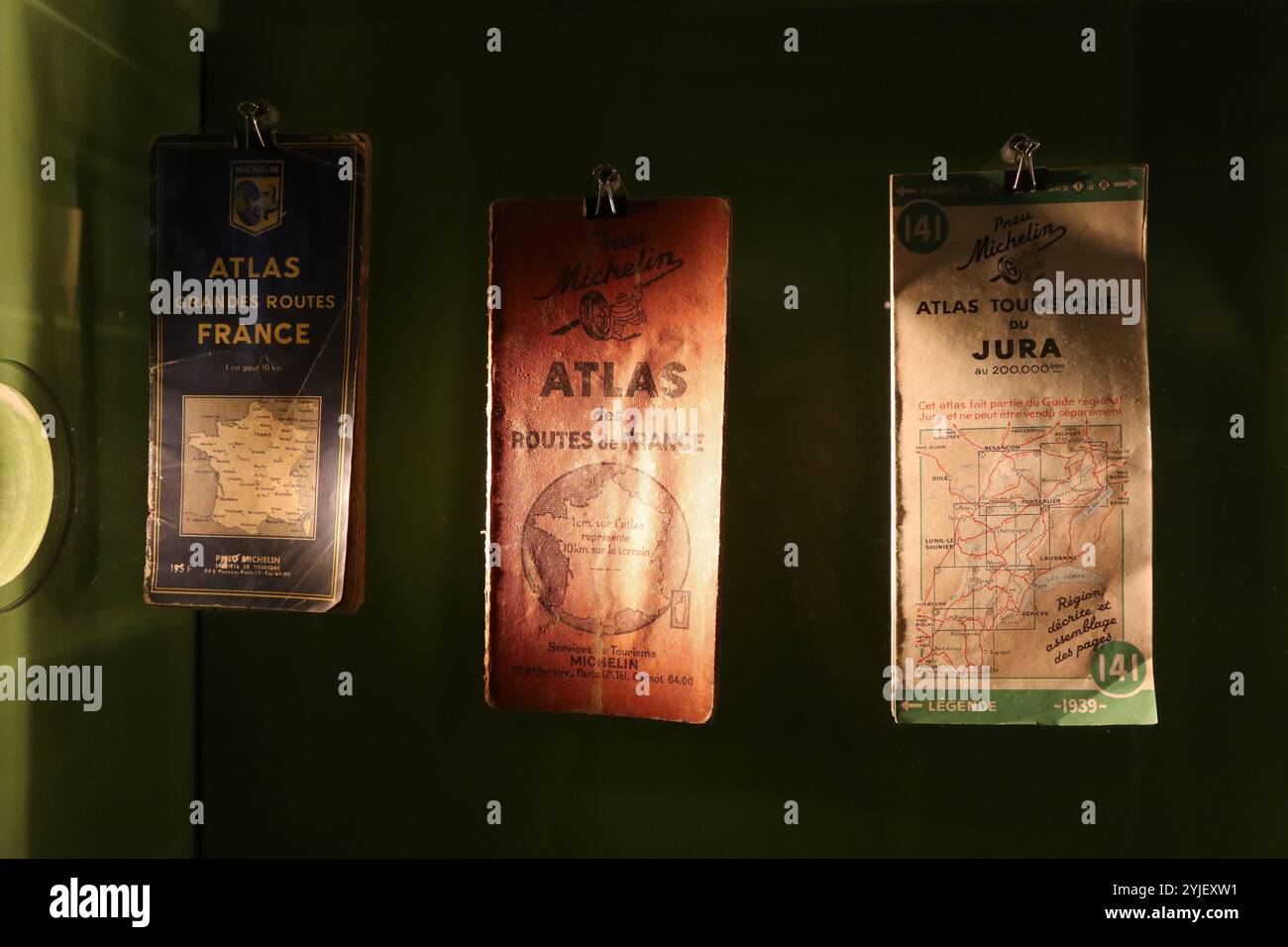 Vintage road maps and guides from Michelin, a famous manufacturer of ...