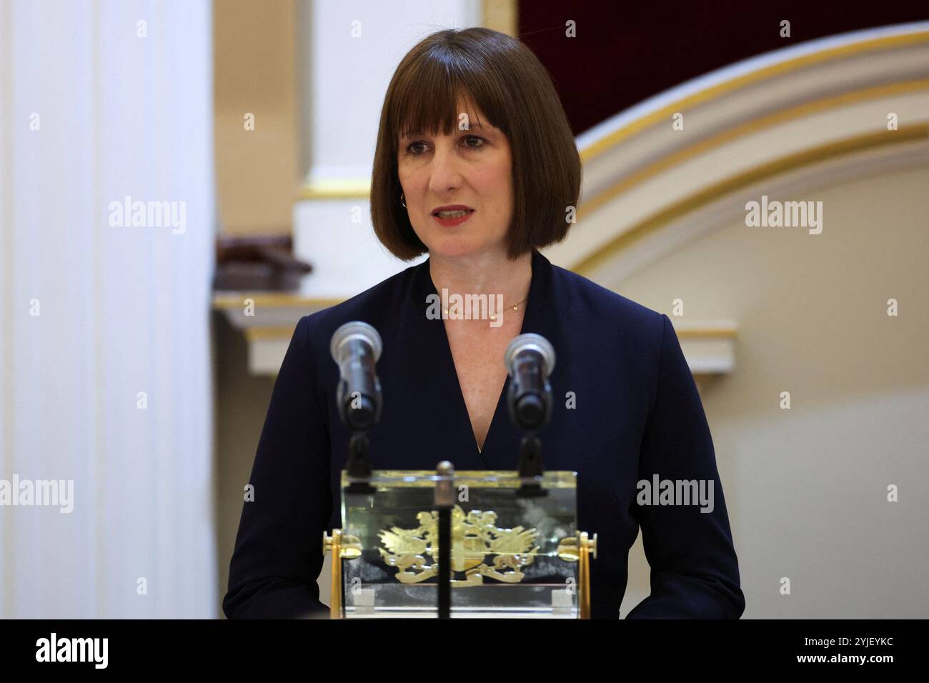 Rachel reeves mansion house speech 2024 hi-res stock photography and ...