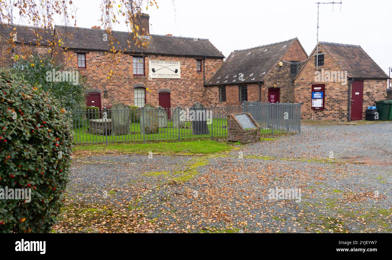 Broseley Pipeworks Museum, near Ironbridge, Shropshire. Pictured in ...