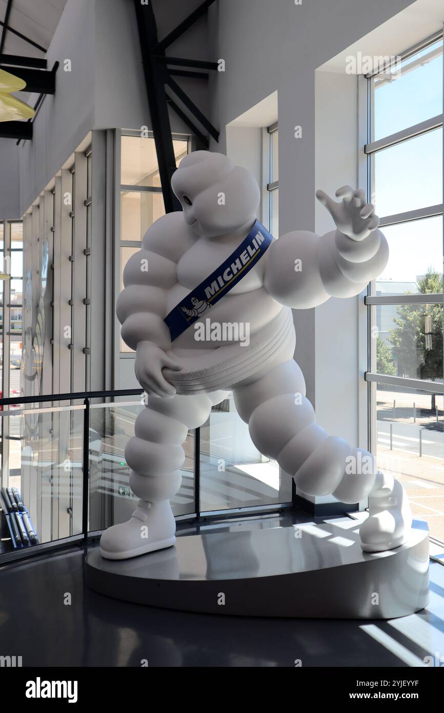 Bibendum, the world famous symbol and mascot of the Michelin tire brand ...