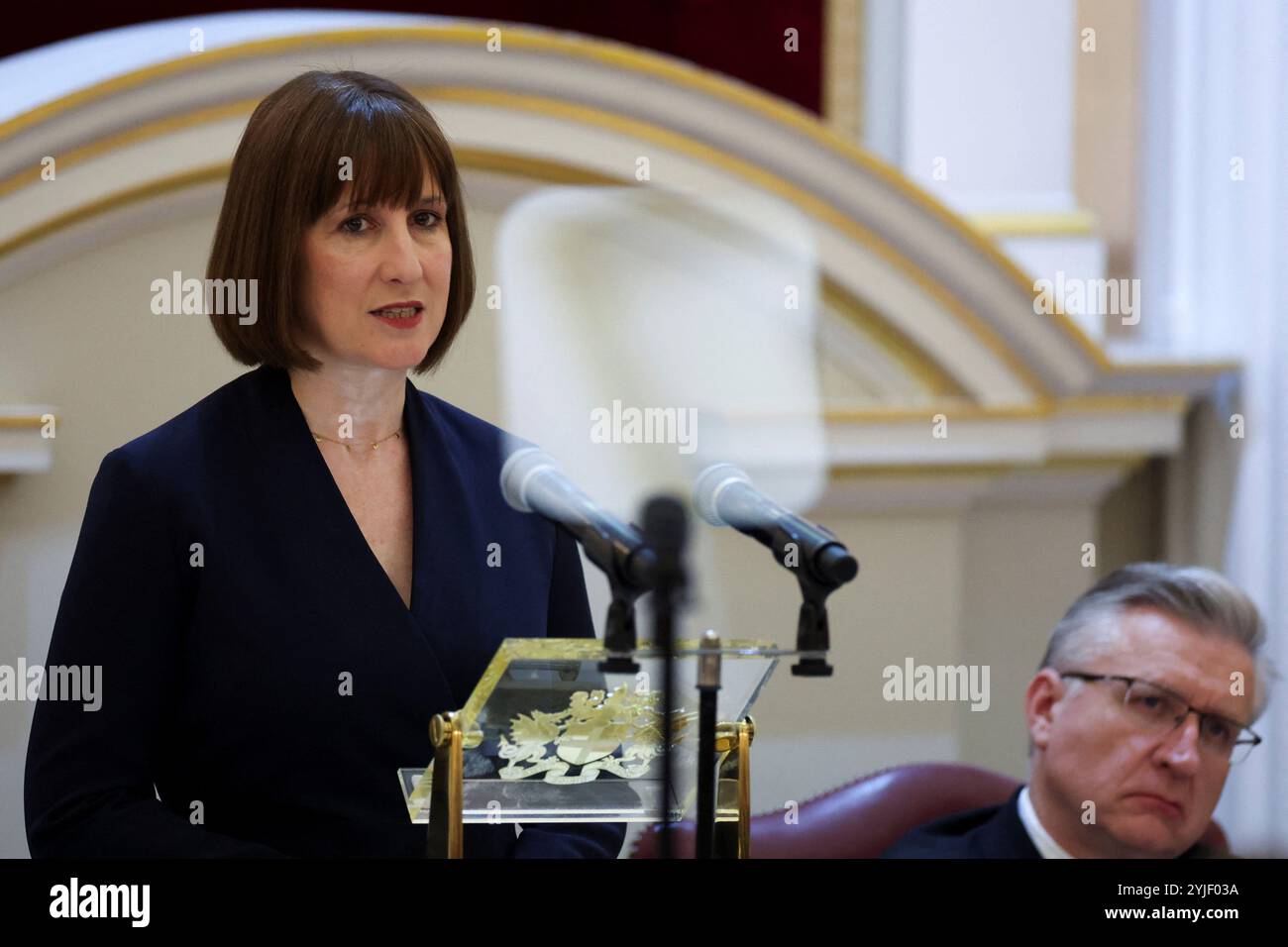 Rachel reeves mansion house speech 2024 hi-res stock photography and ...
