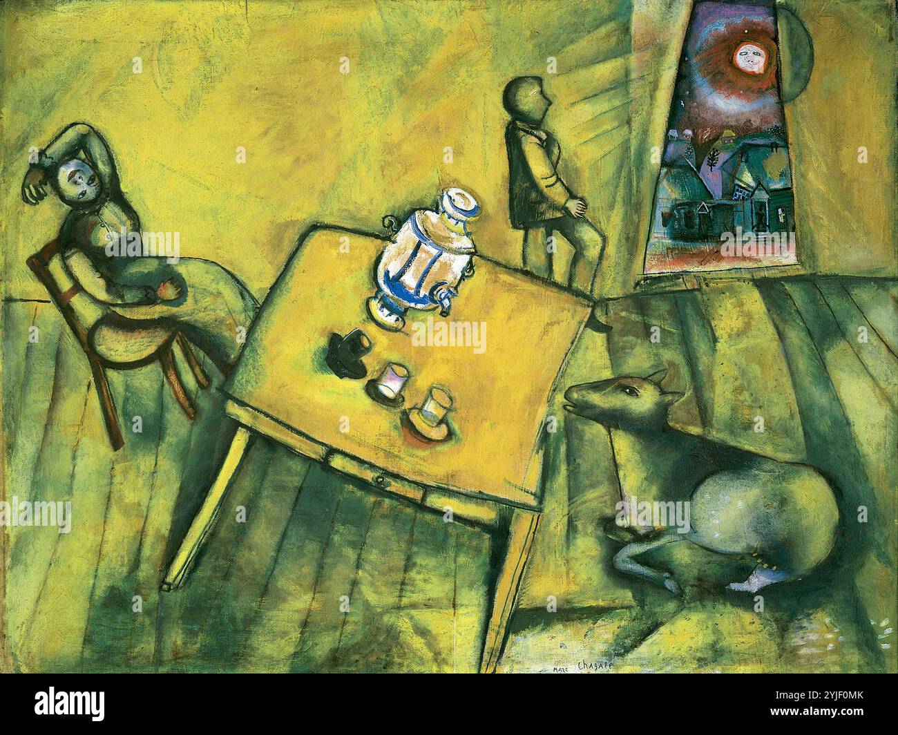 Marc chagall painting solitude hi-res stock photography and images - Alamy