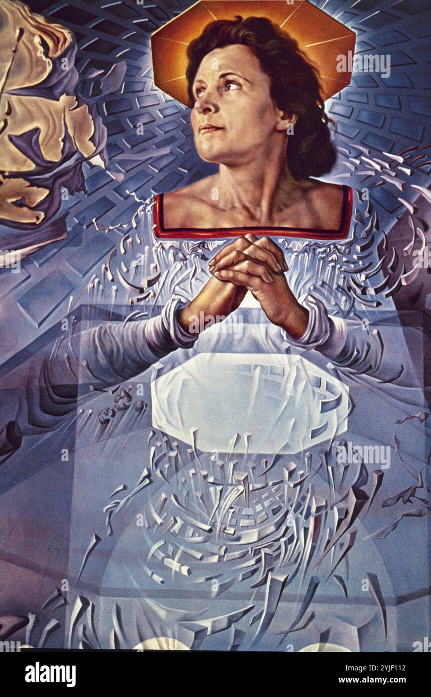 DETALLE - ASSUMPTA CORPUSCULARIA LAPISLAZULINA - 1952. Author: SALVADOR ...