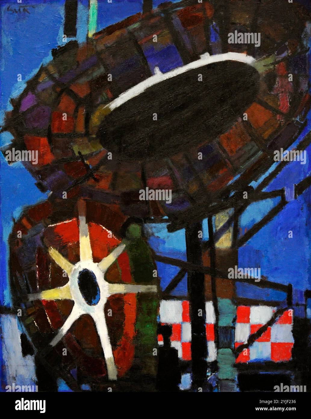 Jonas Svazas (1925-1976). Lithuanian painter. Radars, 1967. National ...